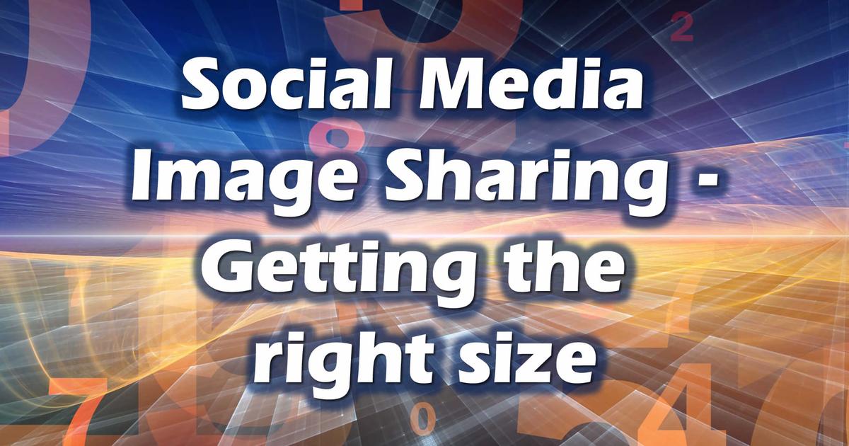 How to make the perfect social media sharing image - part 2 Getting the ...